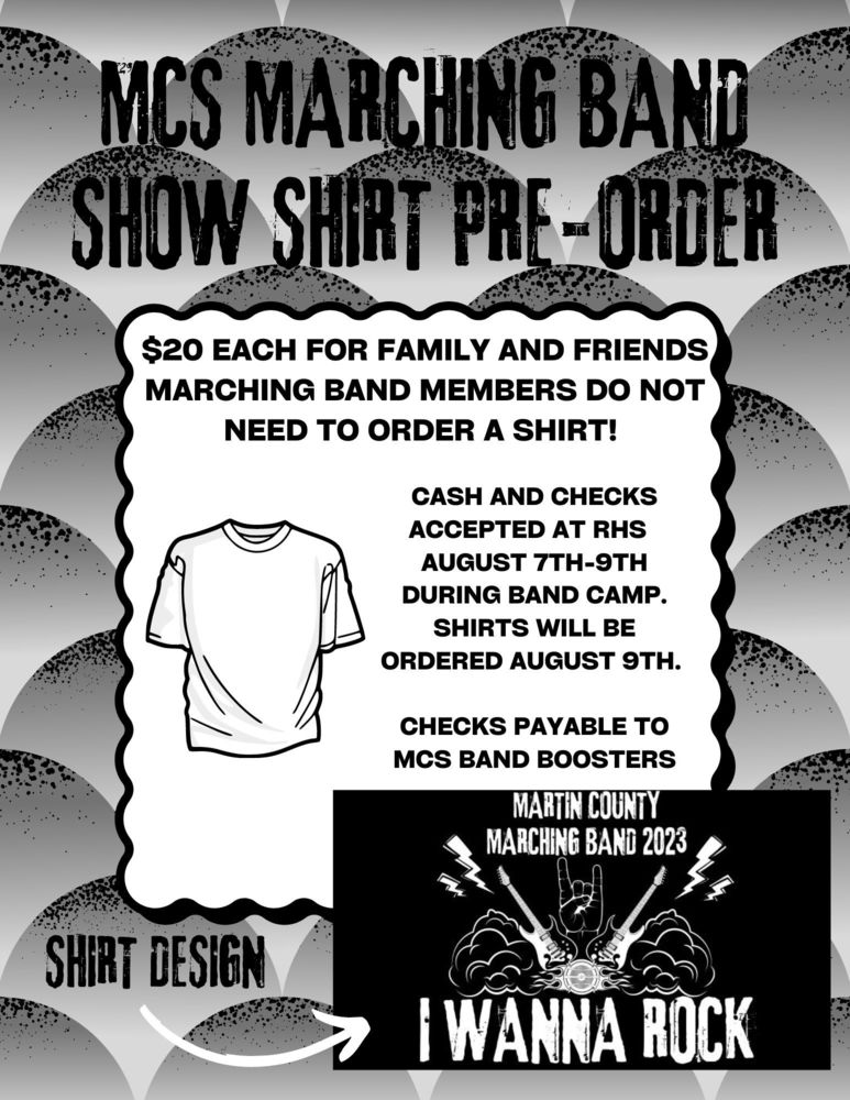 Marching Band Show Shirts