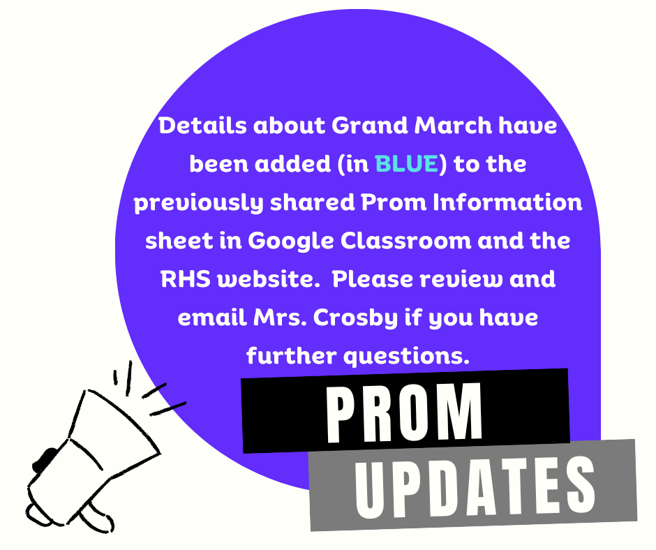 Important Prom Update | Riverside High School